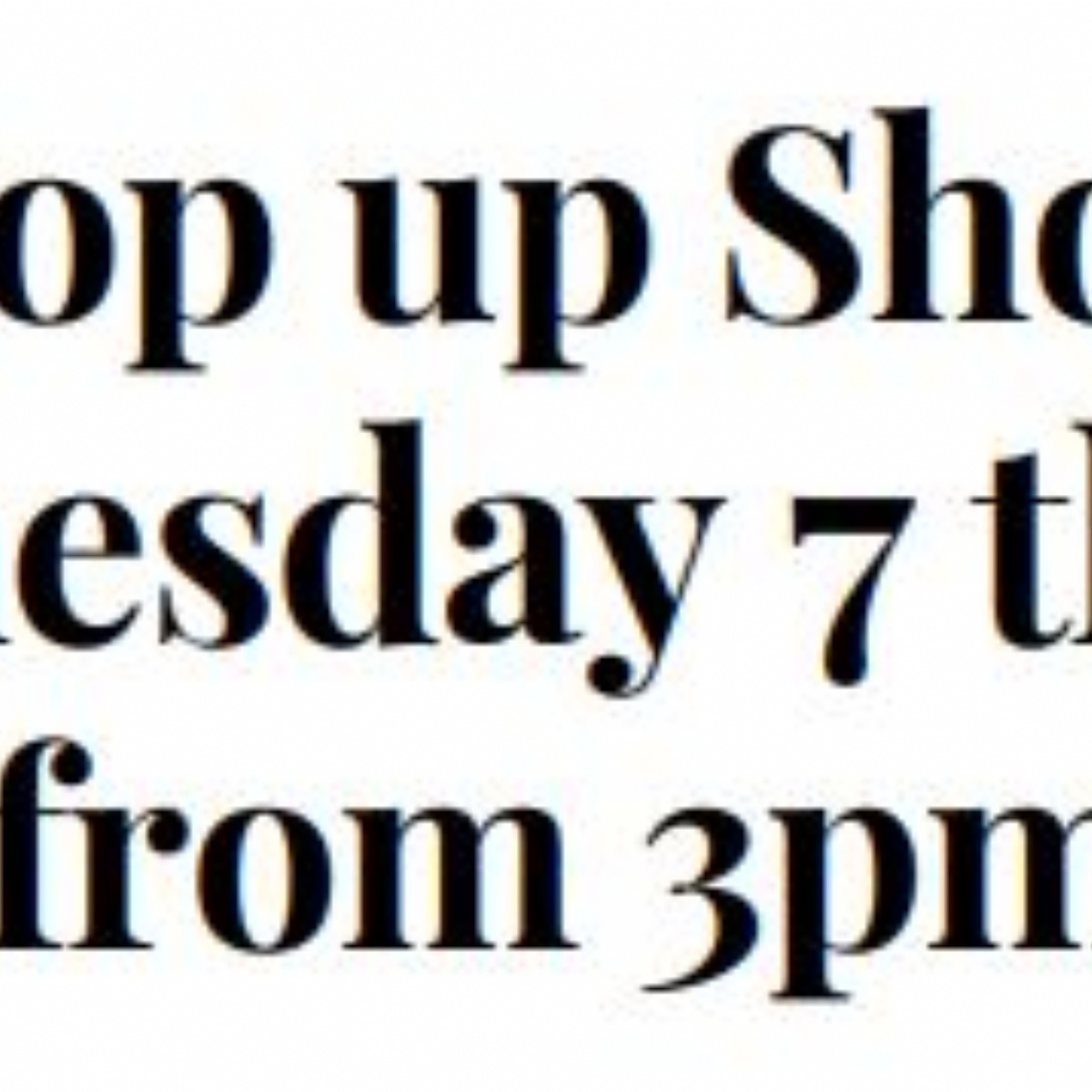 Woodhill Primary School - Pop up Shop